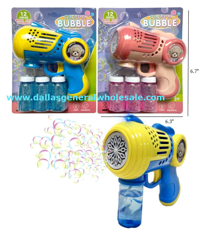 12 Hole Multi Bubble Blaster Guns Wholesale