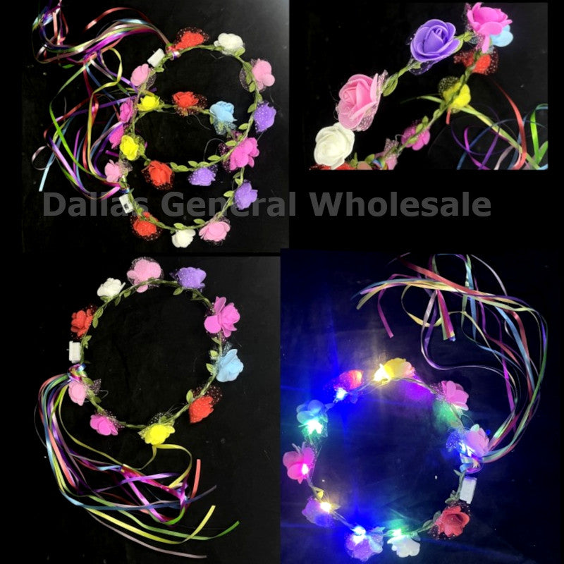 LED Flower Headband | Wholesale Party Accessories