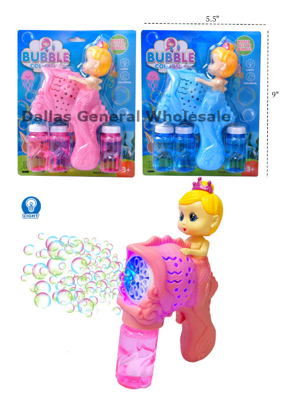 Toy Mermaid Multi Bubble Blaster Guns Wholesale