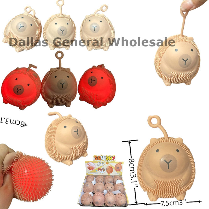 Novelty Light Up Capybaras Squishy Toys Wholesale