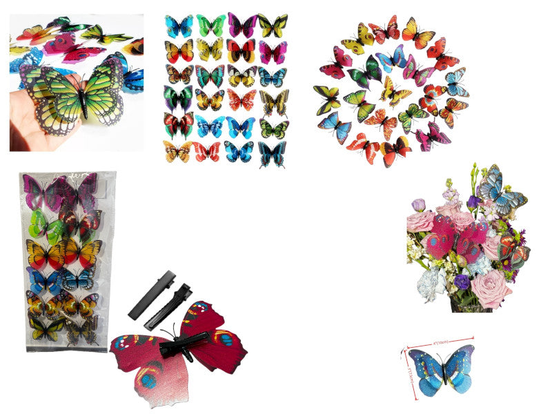 Decorative Butterfly Clips Wholesale