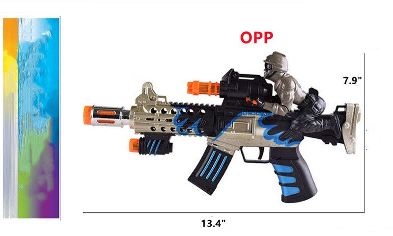 Space Soldier Blaster Toy Gun with Lights and Sound Effects Wholesale