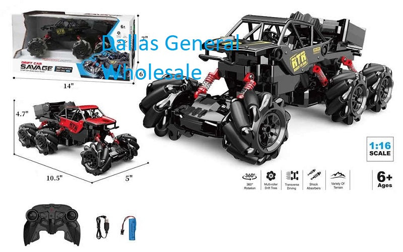 Electronic Toy Remote Control Metal Stunt Trucks Wholesale