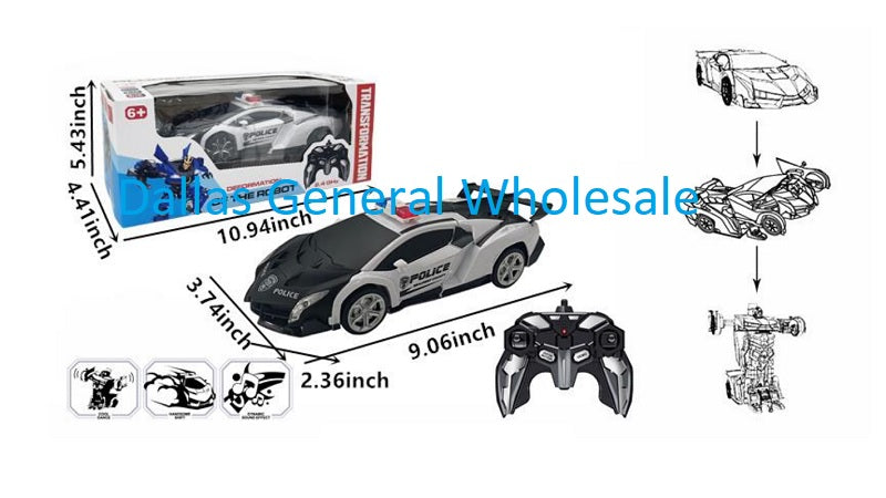 Electronic Toy Transform Robot Police Cars Wholesale
