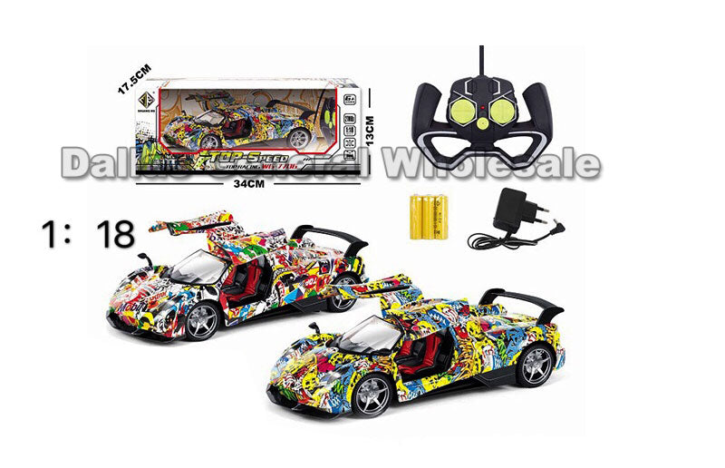 1:18 RC Graffitti Race Cars Wholesale
