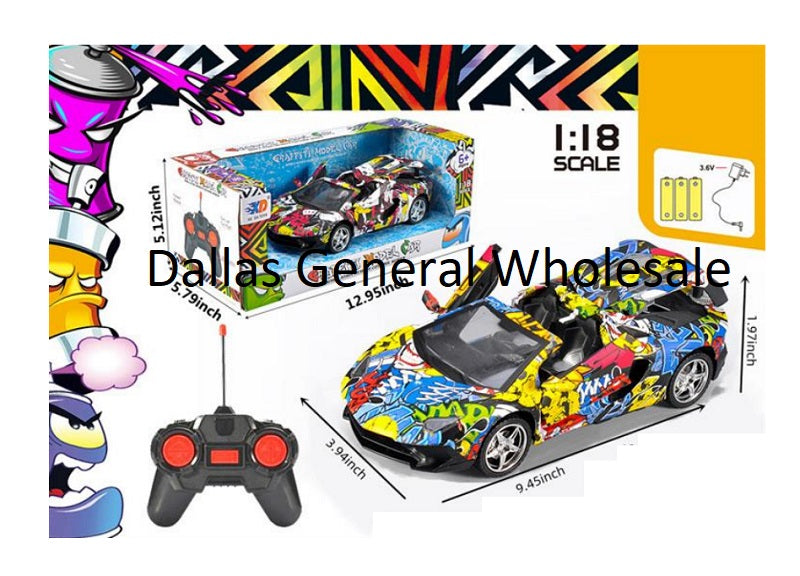 1:18 RC Graffiti Race Cars Wholesale