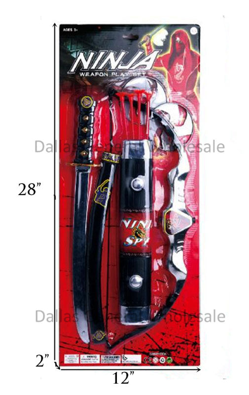 8PC Pretend Play Ninja Play Sets Wholesale