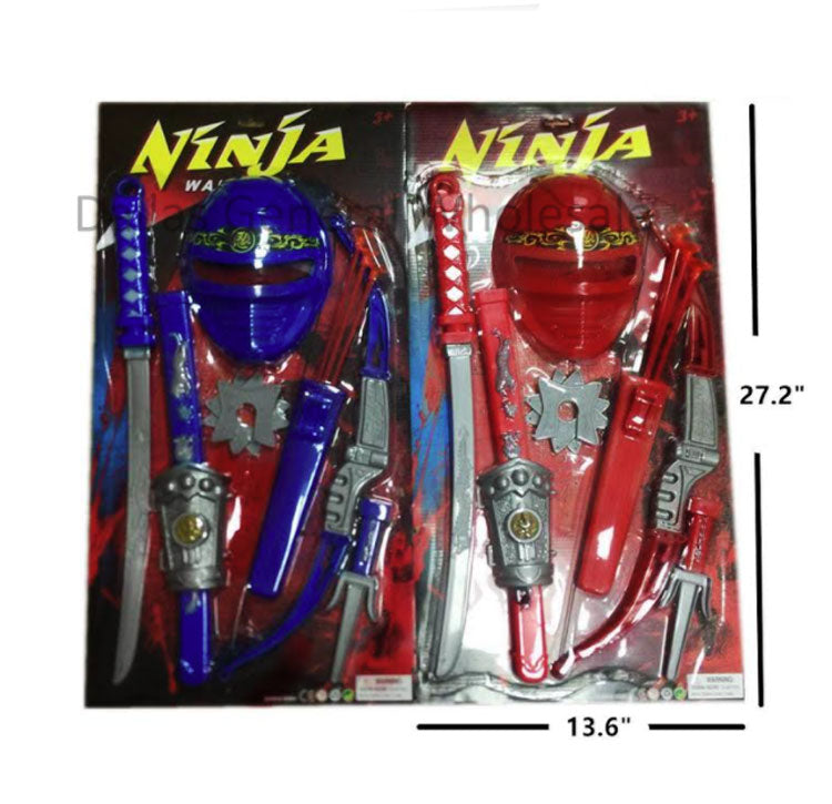 7 PC Pretend Play Ninja Play Sets Wholesale