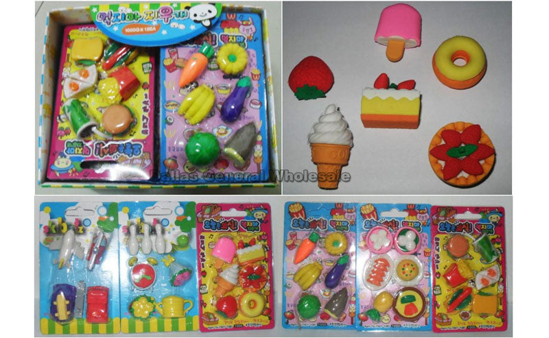 Novelty Erasers Wholesale